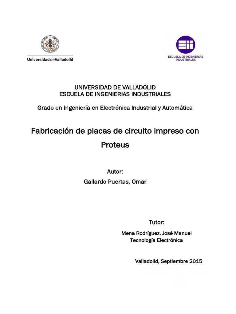 TFG P 312 PDF | PDF | Placa de circuito impreso | Ventana (informática)