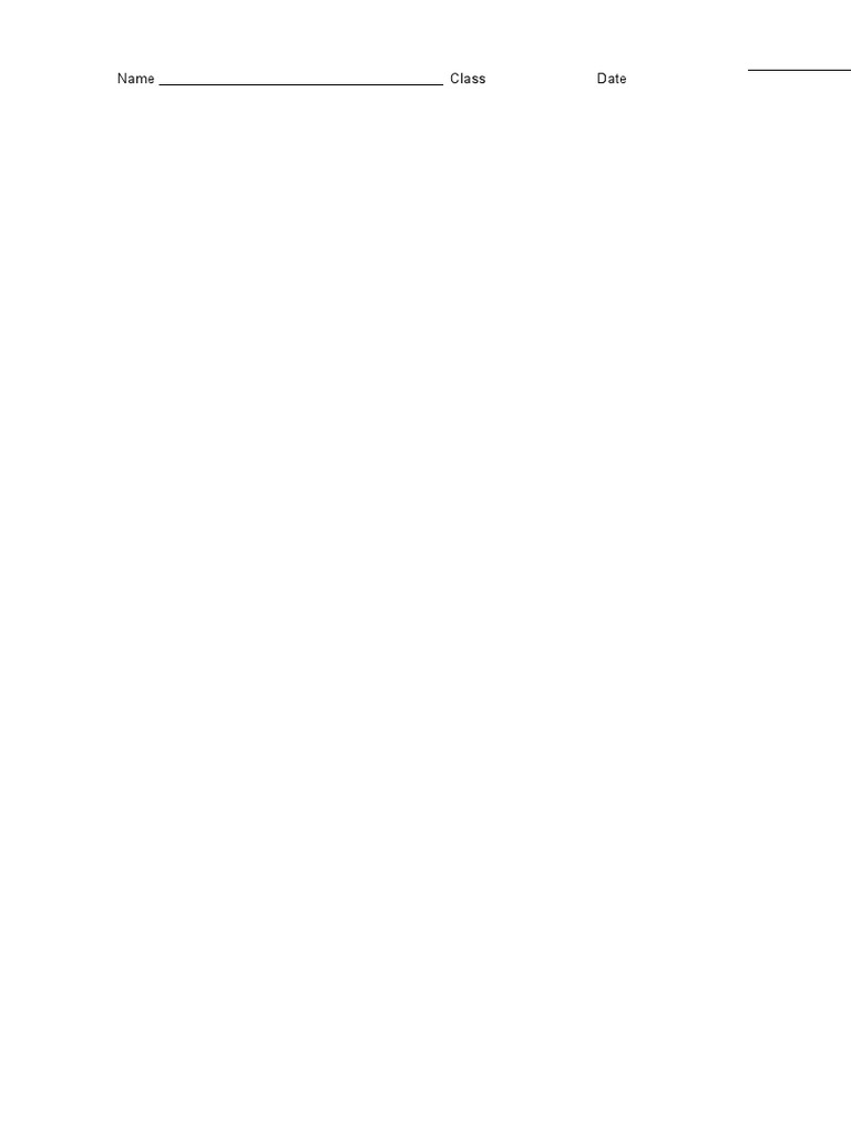 Name Class Date | PDF