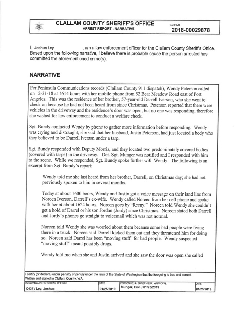 Bauer PC Statement | PDF | Probable Cause | Sheriffs In The United States