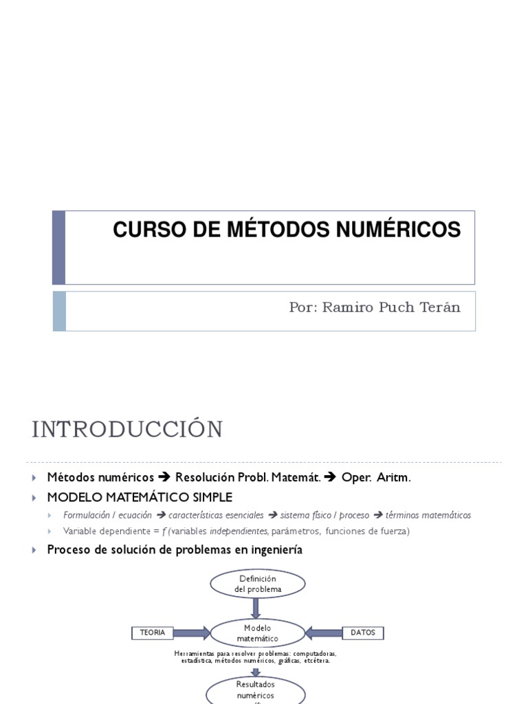 Métodos Numéricos | PDF | Matriz (Matemáticas) | Análisis numérico