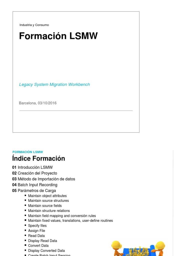 Guia LSMW Paso A Paso PDF | PDF | Archivo de computadora | Microsoft Excel