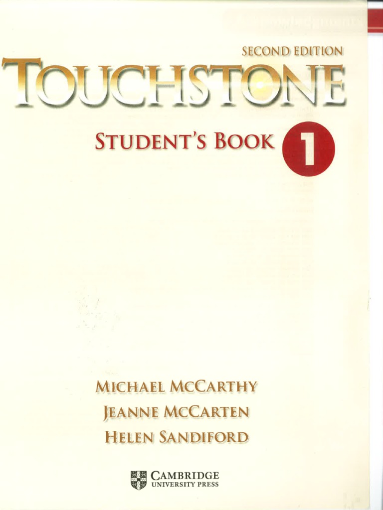 Touchstone Student Book 1 | PDF