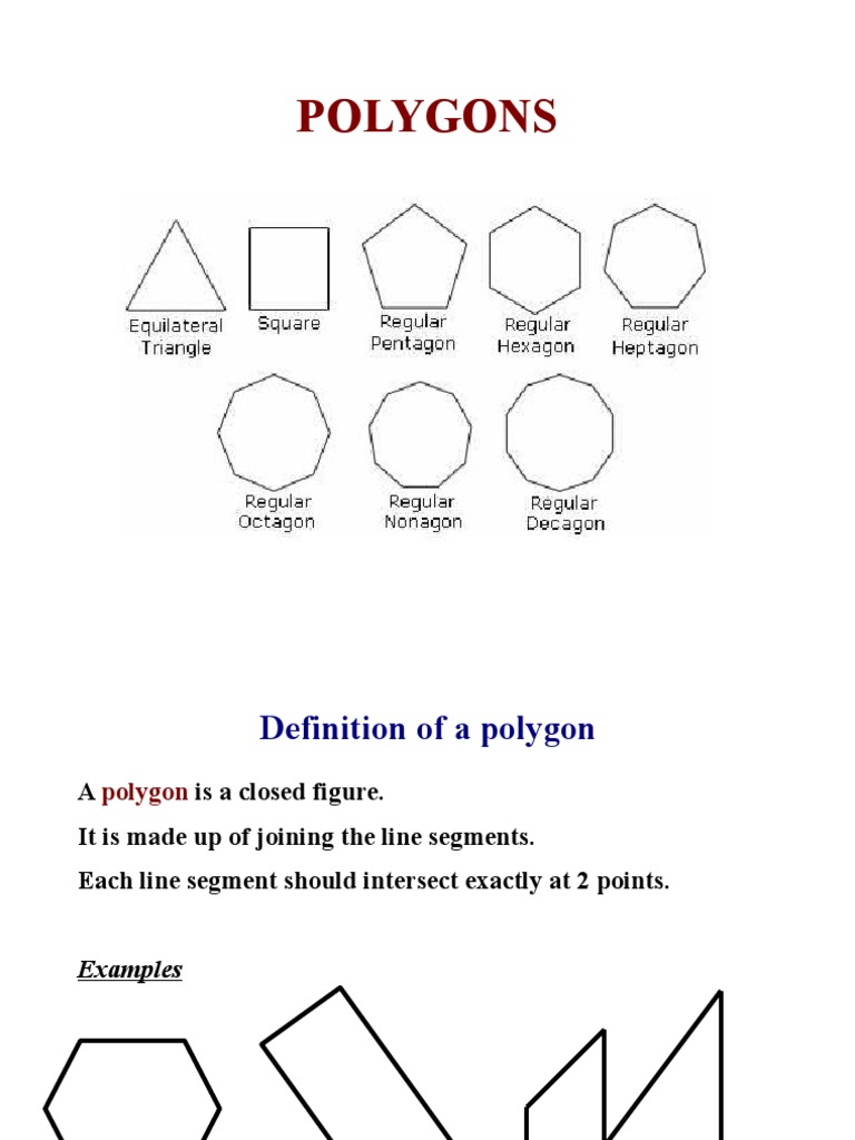 Polygons 1 1 | PDF | Polygon | Rectangle