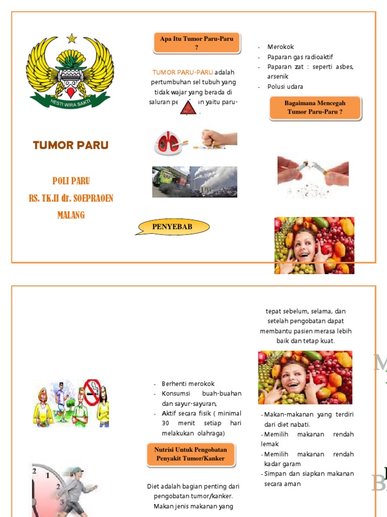 Leaflet Tumor Paru | PDF