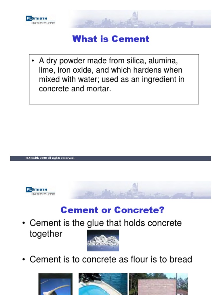 What Is Cement | PDF | Mortar (Masonry) | Cement