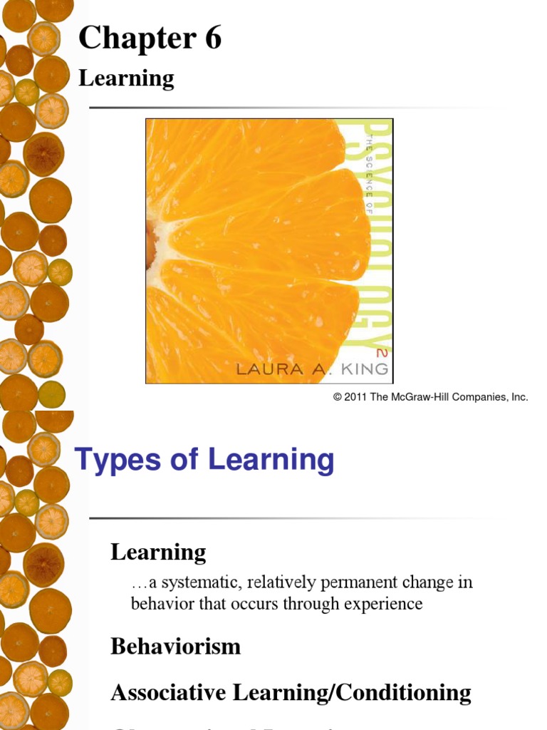 Learning: © 2011 The Mcgraw-Hill Companies, Inc | PDF | Reinforcement ...