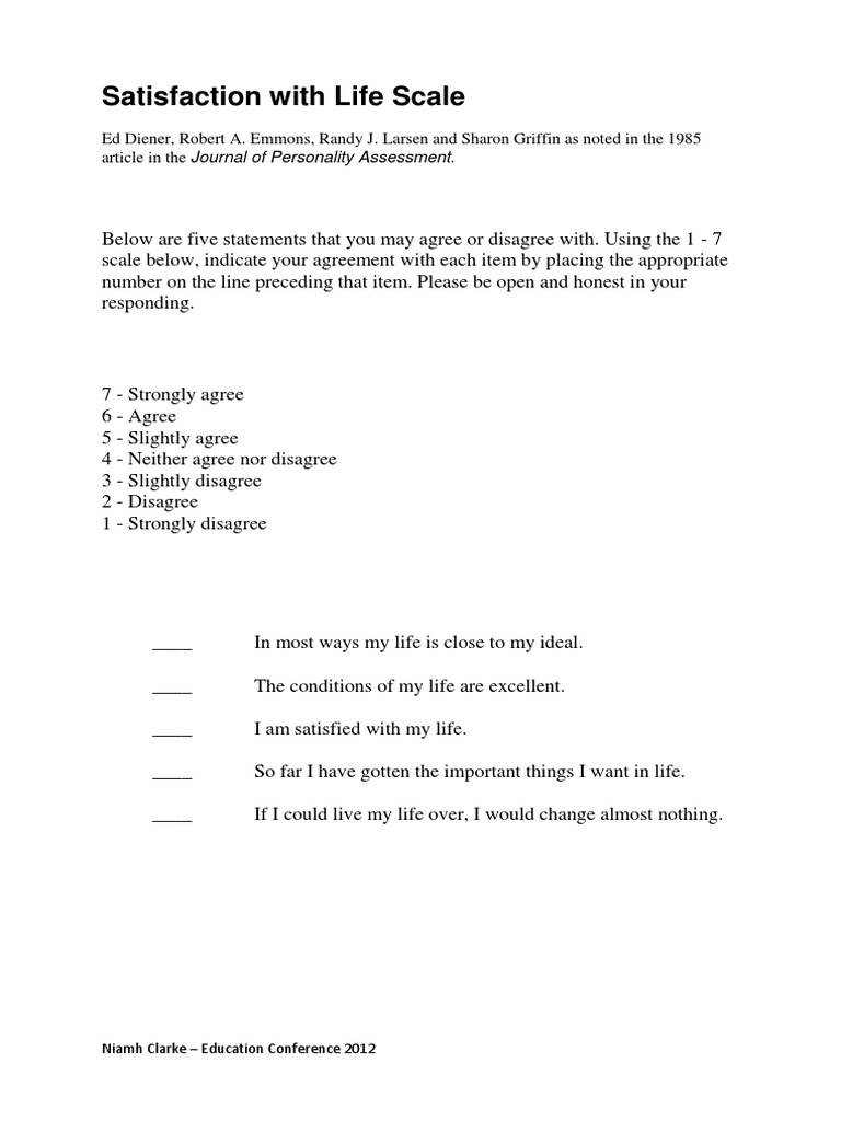 Niamh Clarke Handouts | PDF | Contentment | Friendship