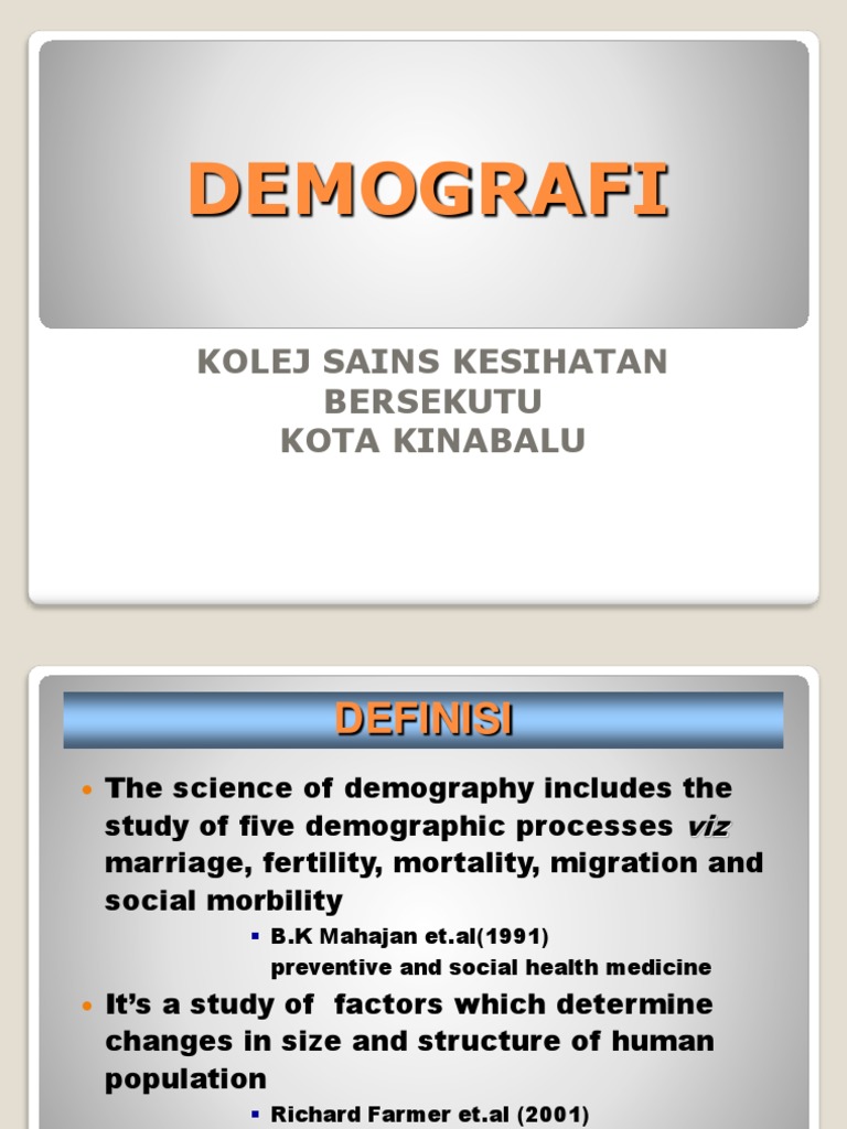 Demografi | PDF