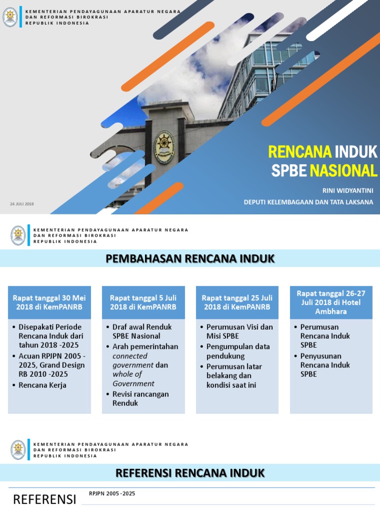 Paparan Rencana Induk SPBE Nasional v2 | PDF