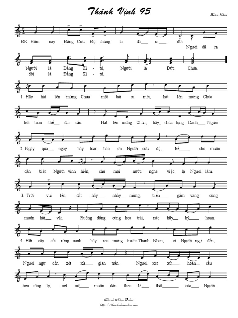 Thanh Vinh 95 Xuan Thao | PDF