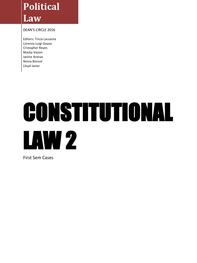 Constitutional Law II PDF | PDF | Eminent Domain | Due Process