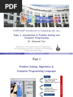 Programming With C++ COMP2011: Introduction: Cecia Chan Albert Chung Cindy Li | PDF | Compiler ...