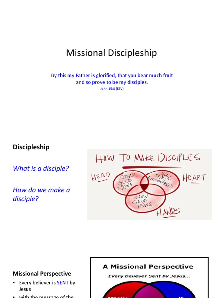 Missional Component of Discipleship | PDF | Missional Living | Disciple ...