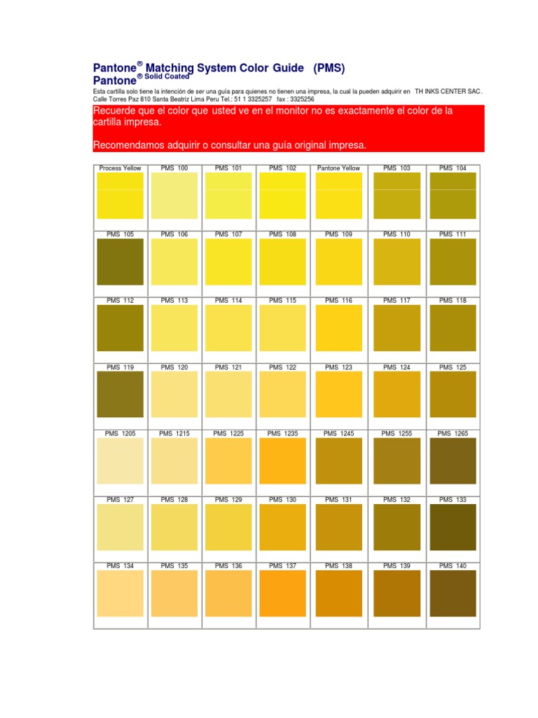 Pantone Matching System Color Guide (PMS) Pantone | PDF