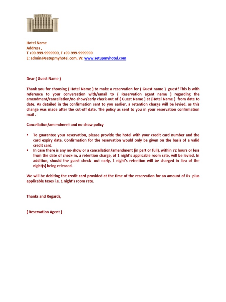 Retention Letter 1 | PDF