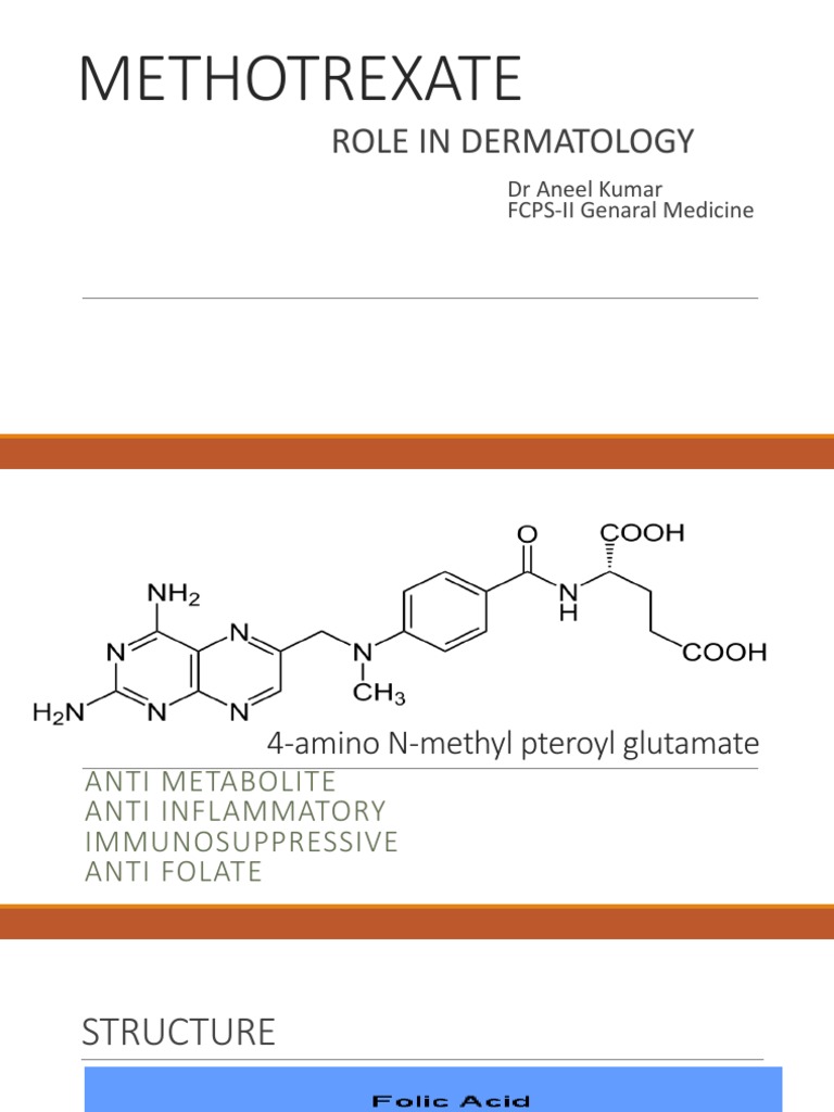 Methotrexate: Role in Dermatology | PDF