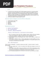 TCA/Acetone Protein Precipitation Protocol | PDF
