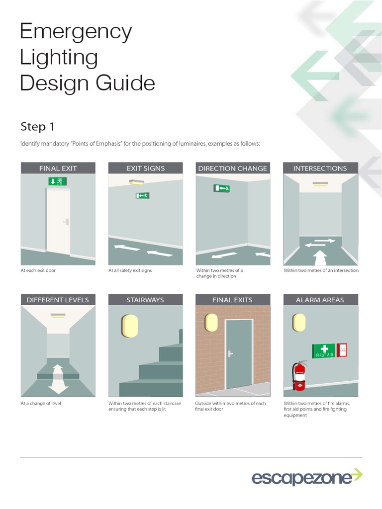 Emergency Lighting Design Guidelines | PDF | Lighting | Elevator
