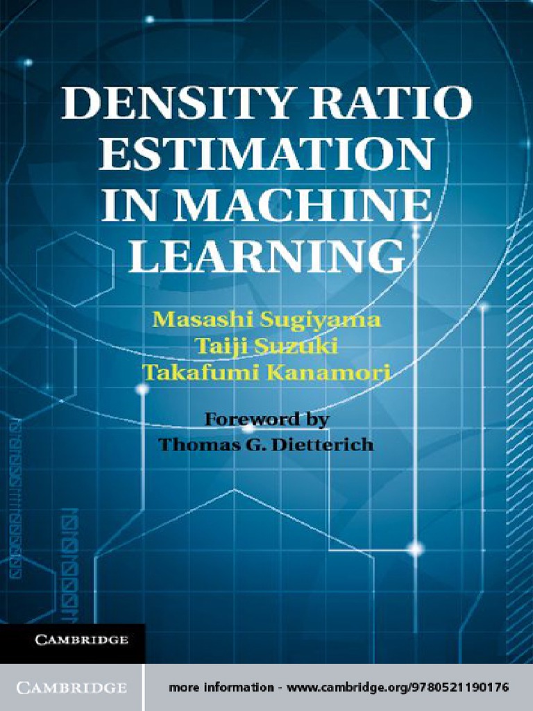Density Ratio Estimation in Machine Learning PDF | PDF | Machine ...