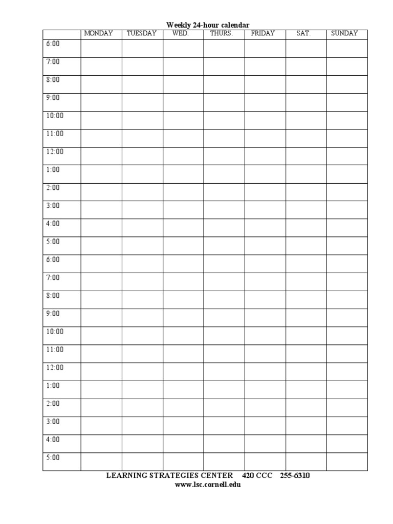 Weekly Planner PDF | PDF