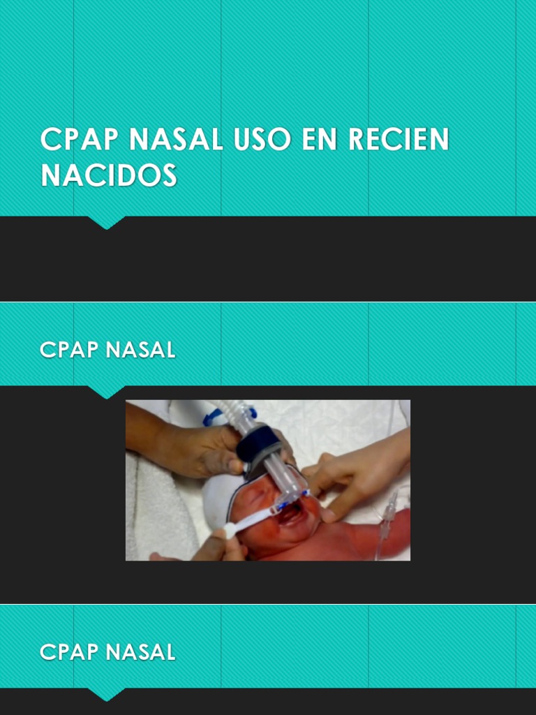 Cpap Nasal Uso en Recien Nacidos | PDF | Pulmón | Sistema respiratorio