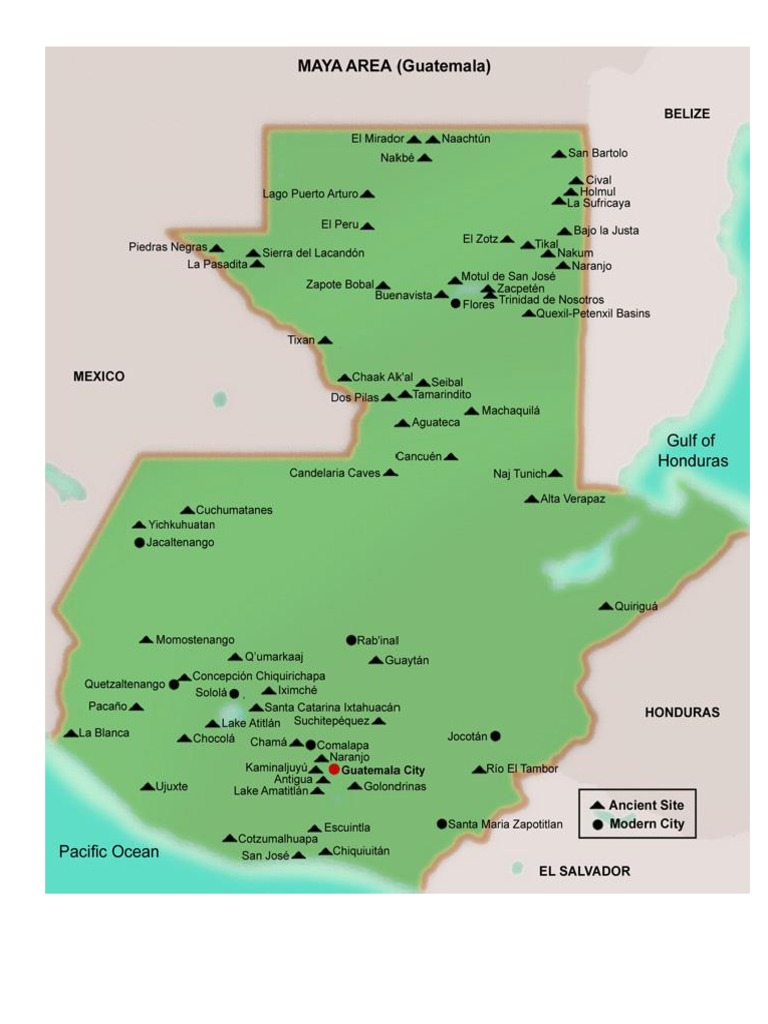 Mapa de Jacal y Guatemala | PDF