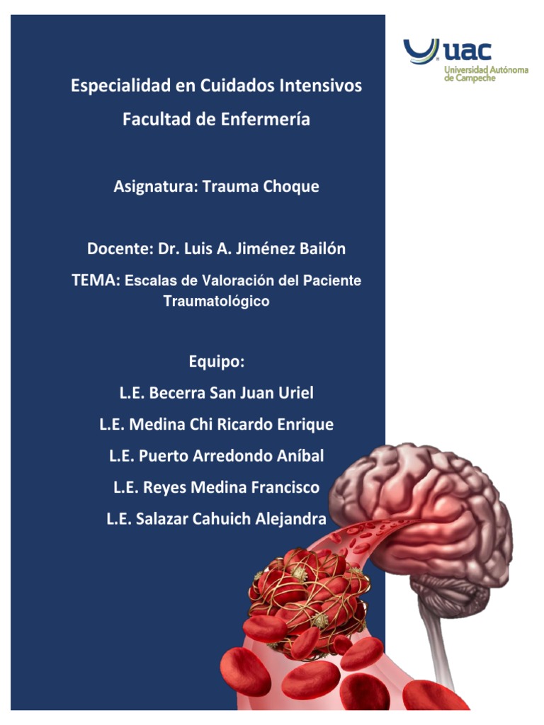 Escala CRAMS y Valoración del Paciente | PDF | Cuidado de la salud ...