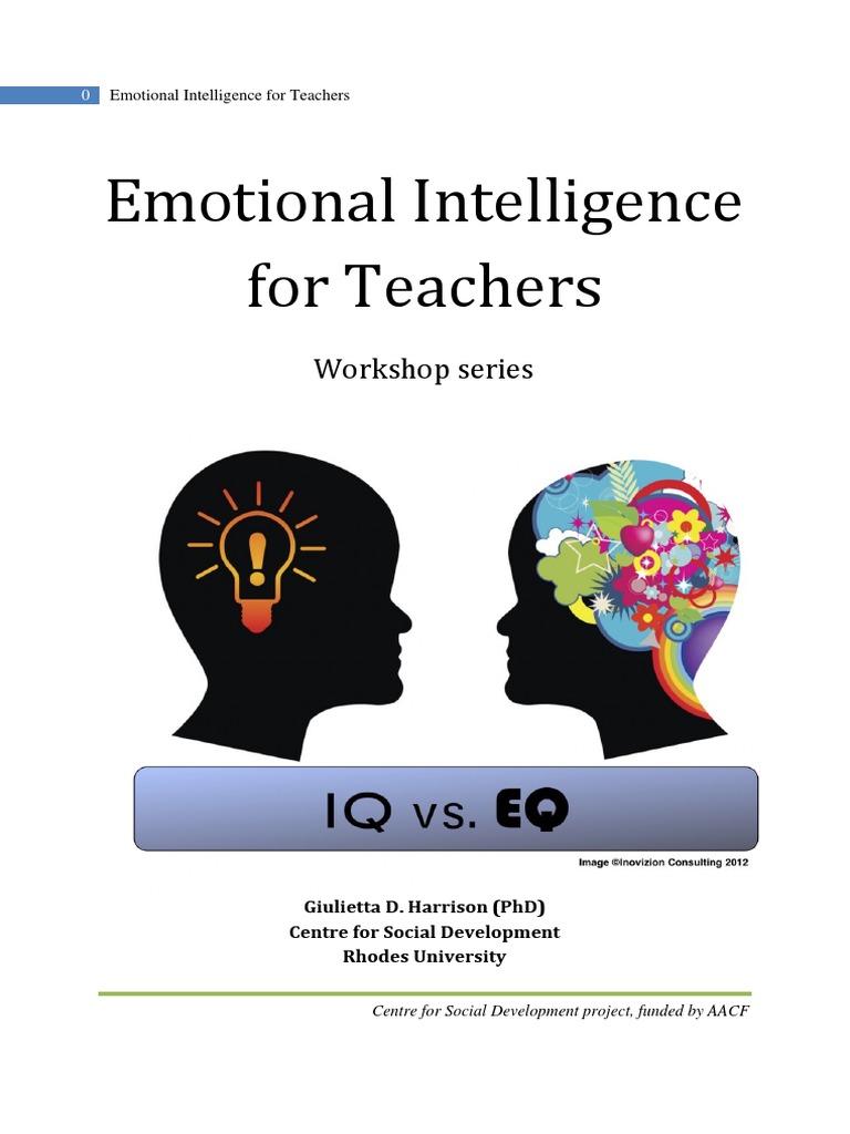 EQ Manual Book One Teachers (Printable) PDF | PDF | Emotional ...