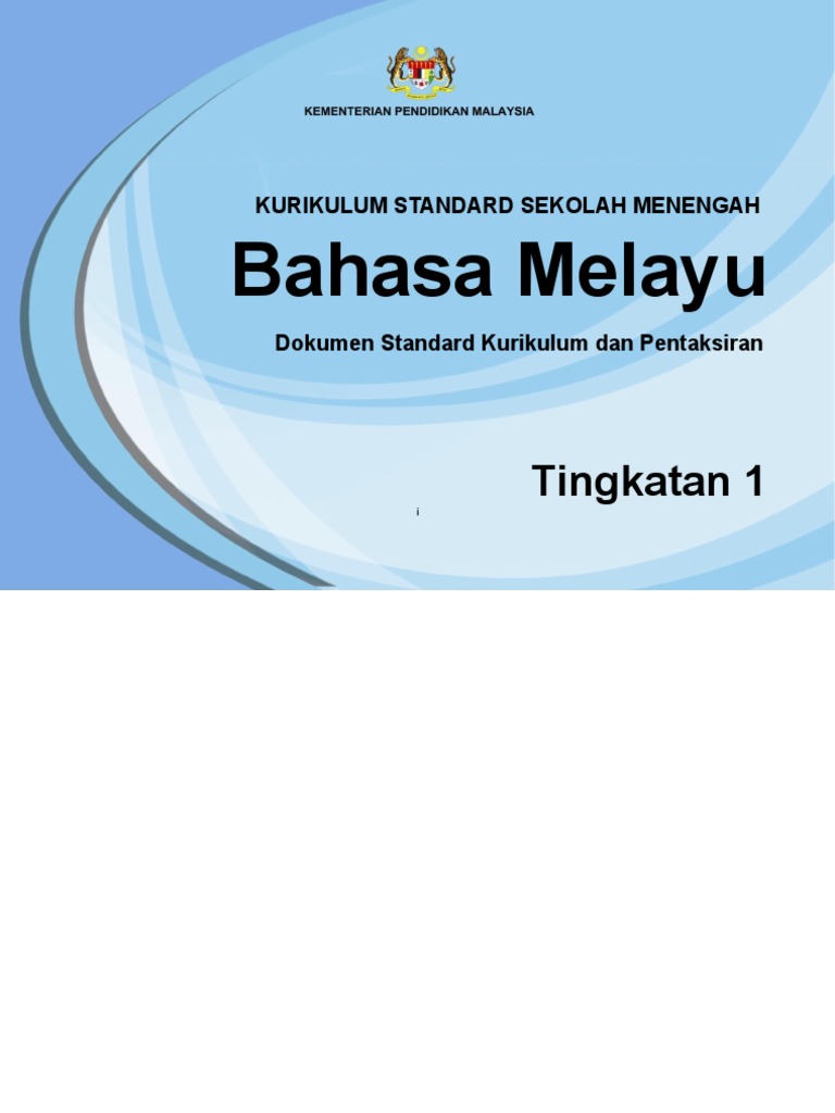 DSKP KSSM BM T1 | PDF | Karier & Perkembangan | Bisnis