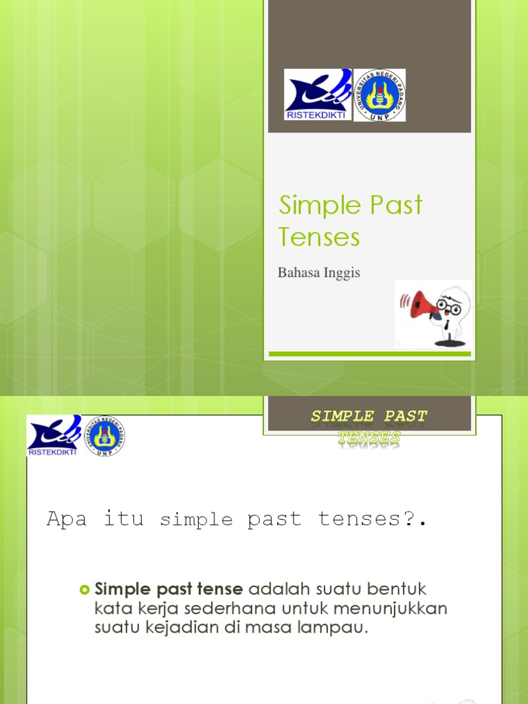 An Introduction to Simple Past Tenses in English: Time Signals ...