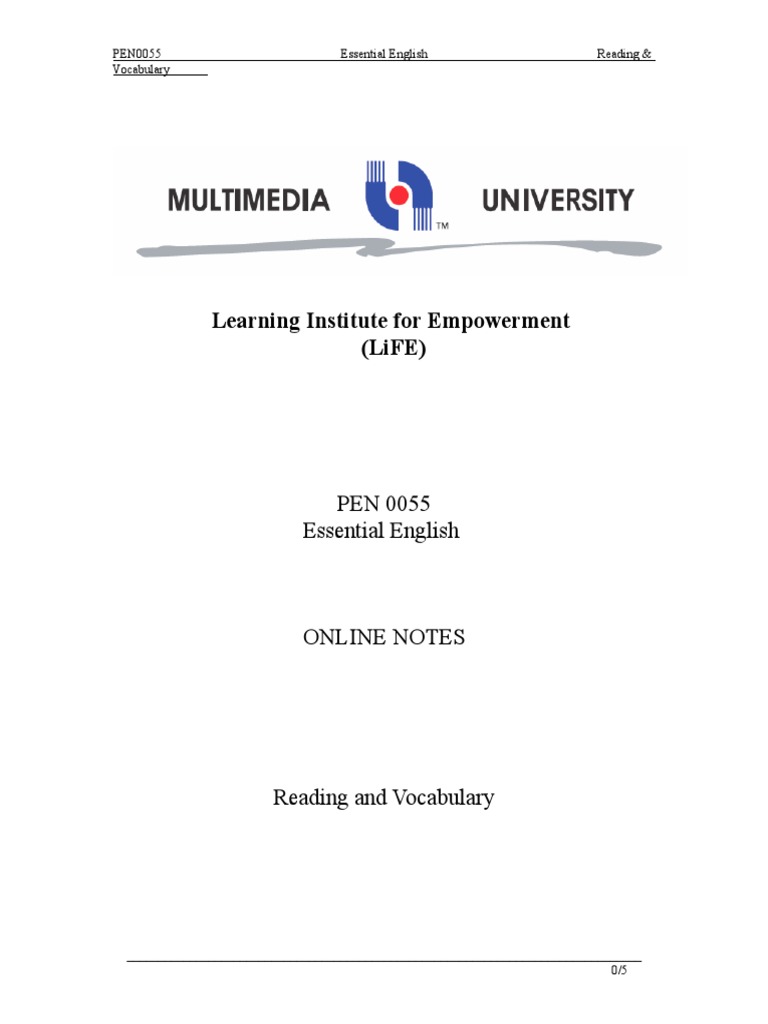 Reading & Vocabulary | Download Free PDF | Interpersonal Attraction ...