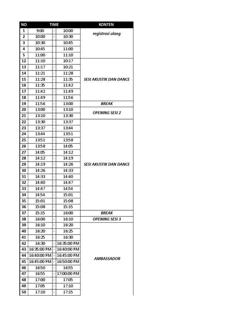 NO Time Konten: Registrasi Ulang | PDF | Art
