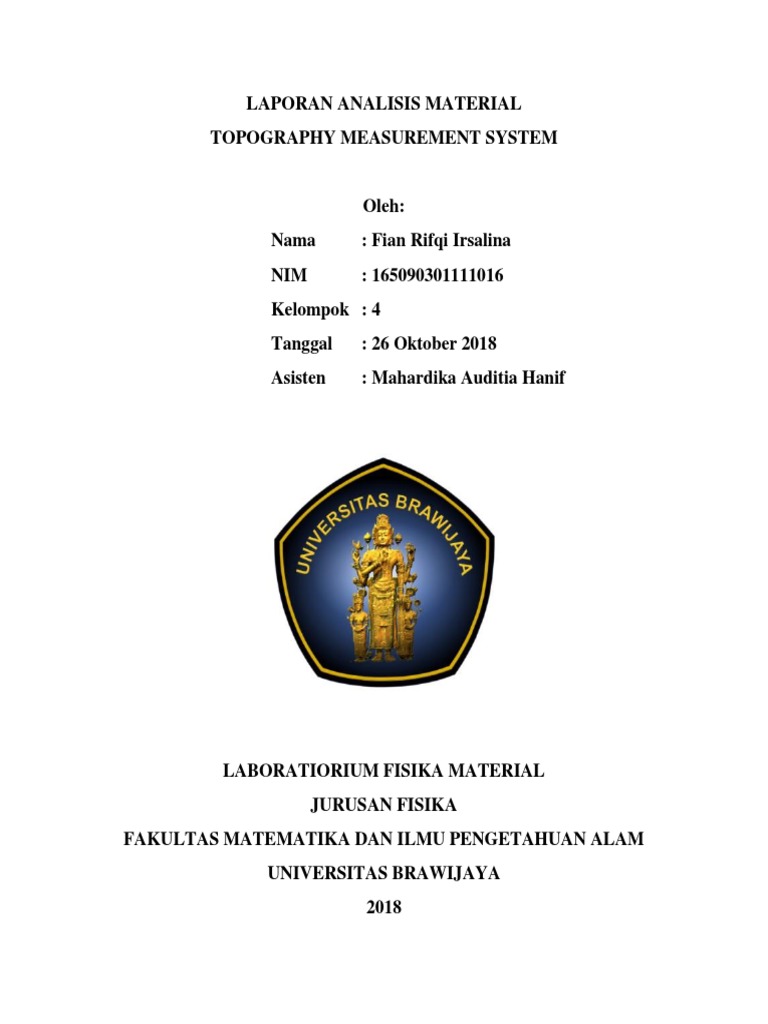 TMS (Topography Measurement System) | PDF
