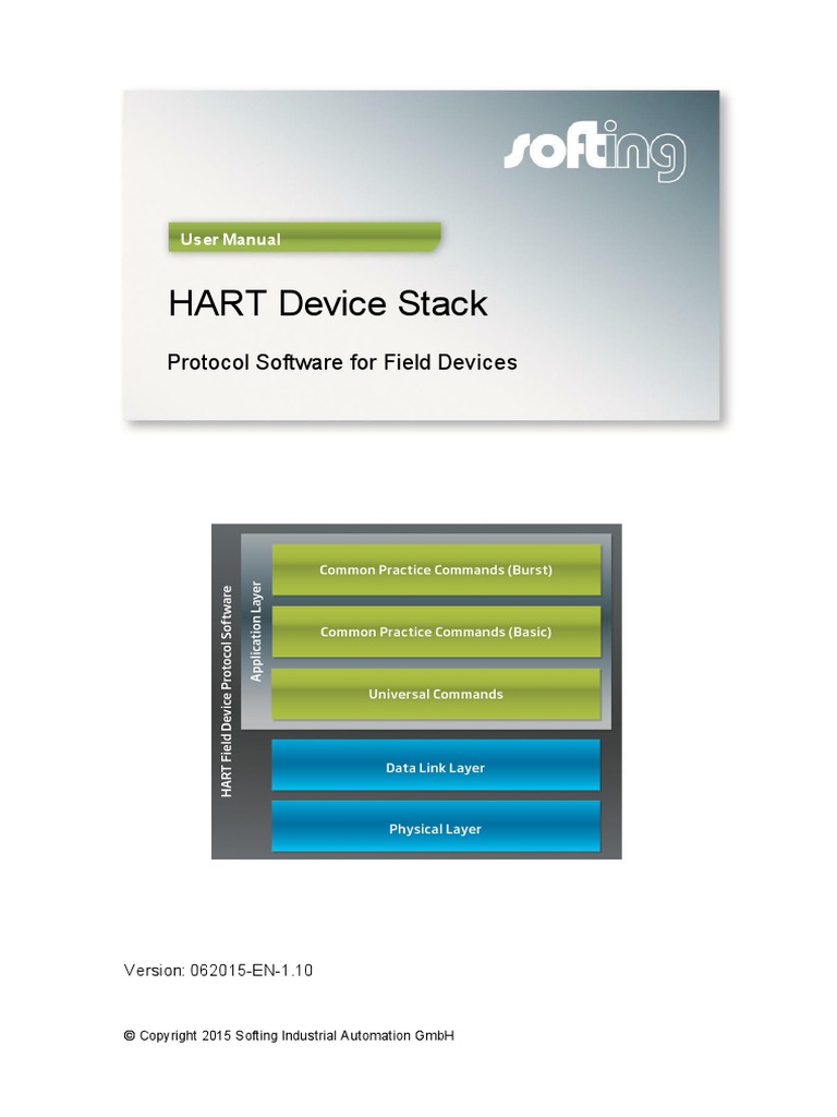 HART Device Stack: Protocol Software For Field Devices | PDF ...