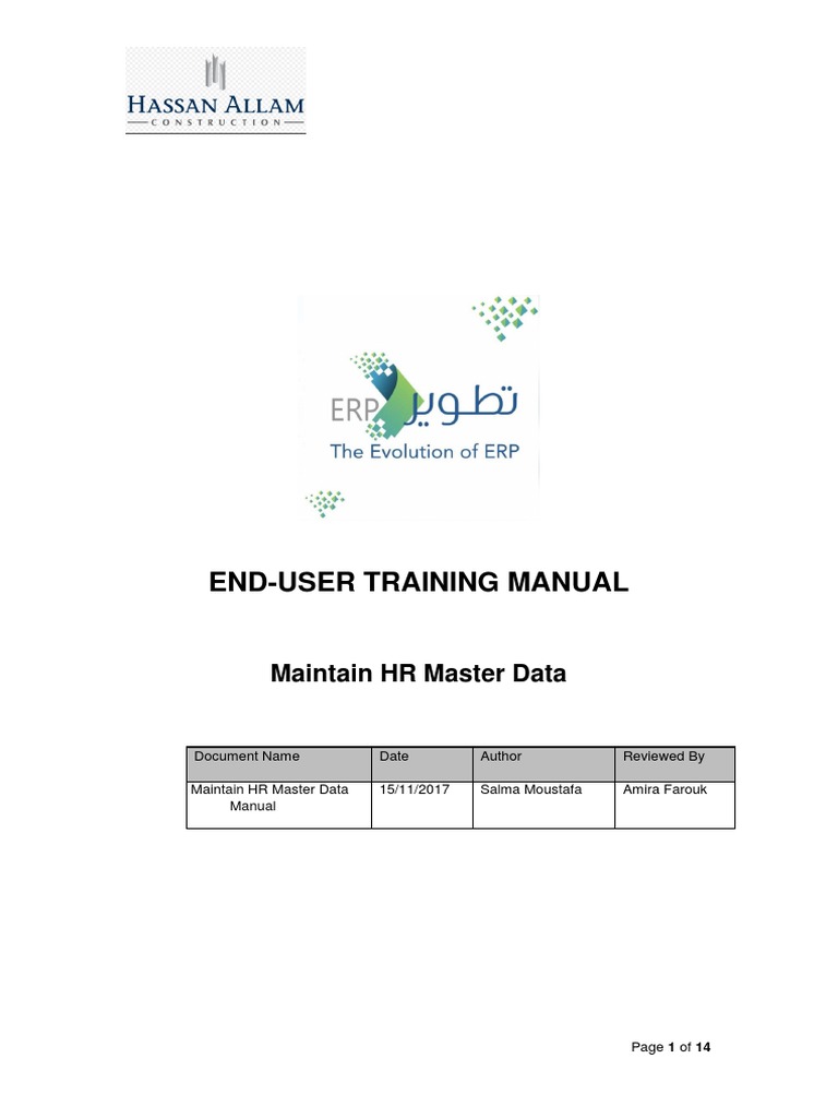 HR Data Management Guide | PDF | Human Resources | Information Technology