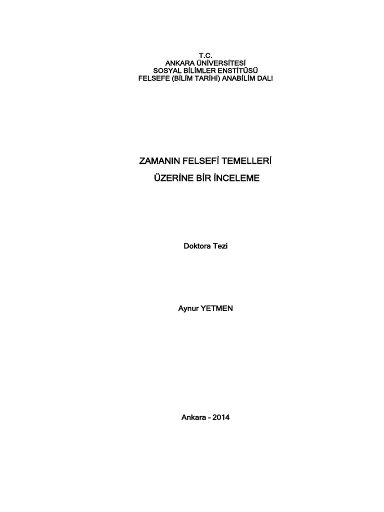 Tez PDF | PDF