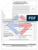 Future Generali Pre Authorization Form | PDF | Insurance | Hospital