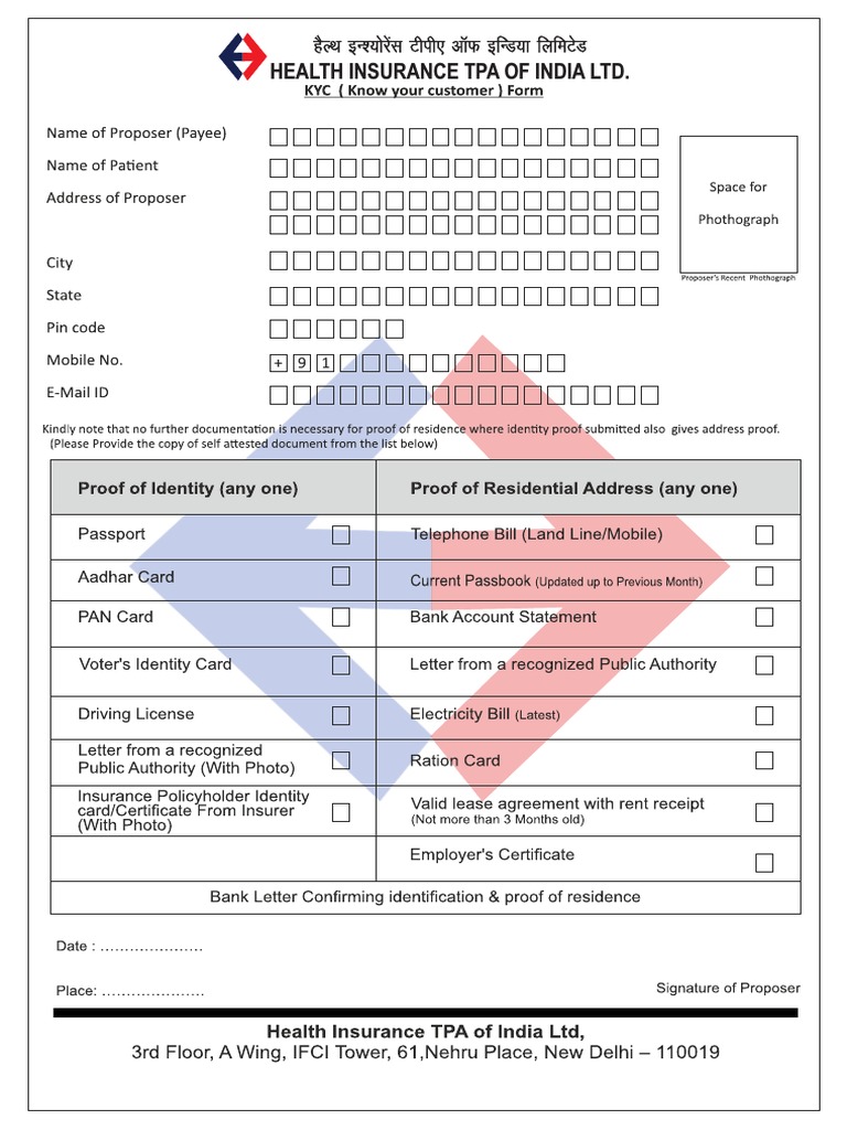 Kyc Form | PDF