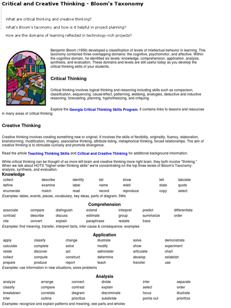 Critical Thinking Terms | PDF | Critical Thinking | Creativity