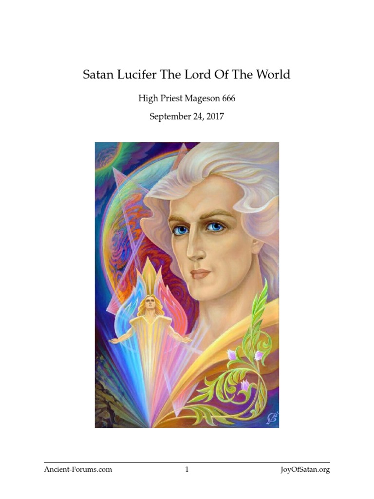 Satan Lucifer The Lord of The World | PDF | Serpent (Symbolism) | Chakra