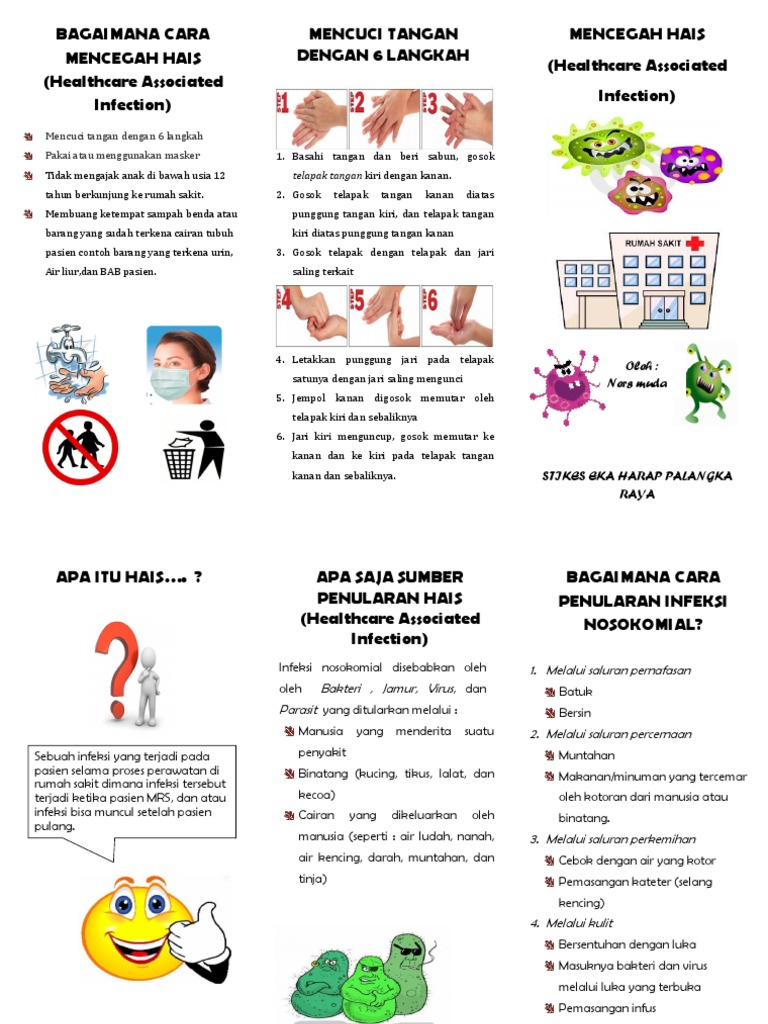 Leaflet Infeksi Nosokomial | PDF