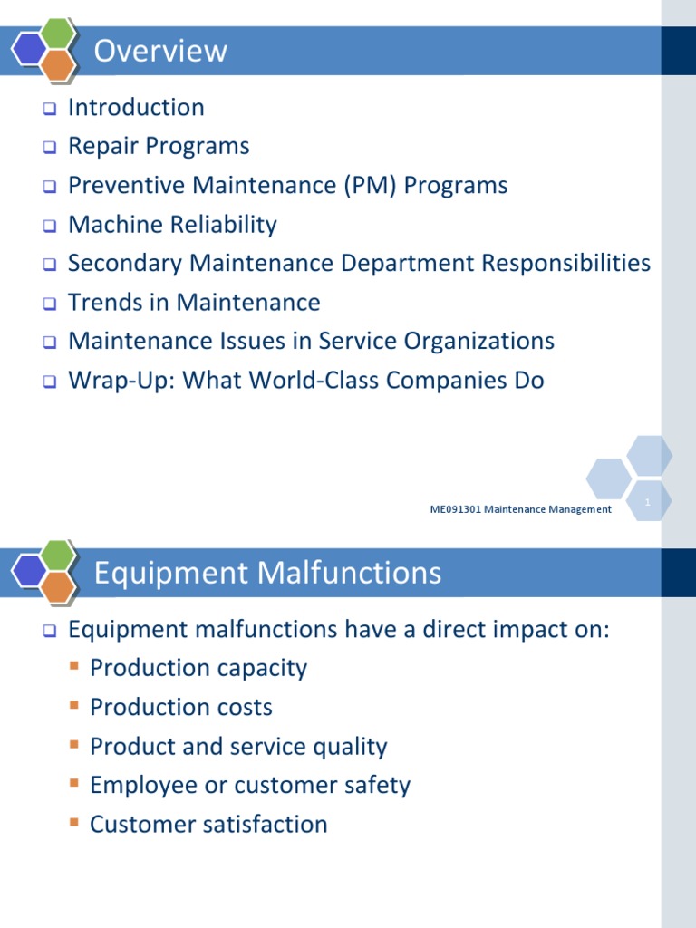 Maintenance Management Strategies Guide | PDF | Automation ...