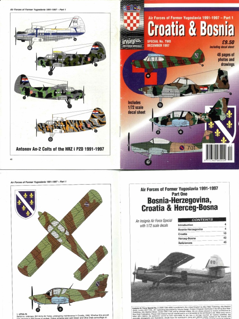 Avijacija Bivse SFRJ 1991-97 BiH I HRVATSKA PDF | PDF