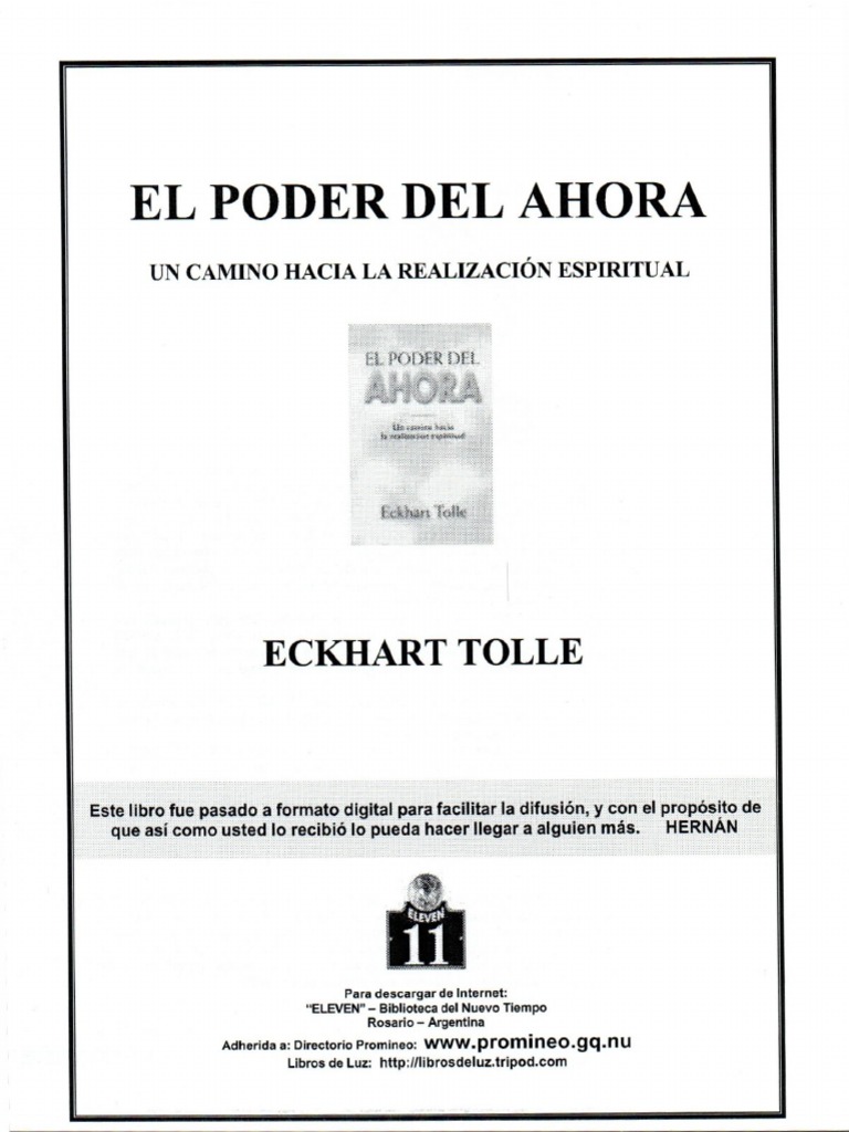 El Poder Del Ahora | PDF