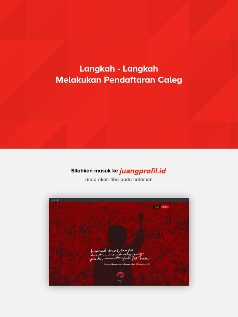 Step Pendaftaran Caleg PDF | PDF