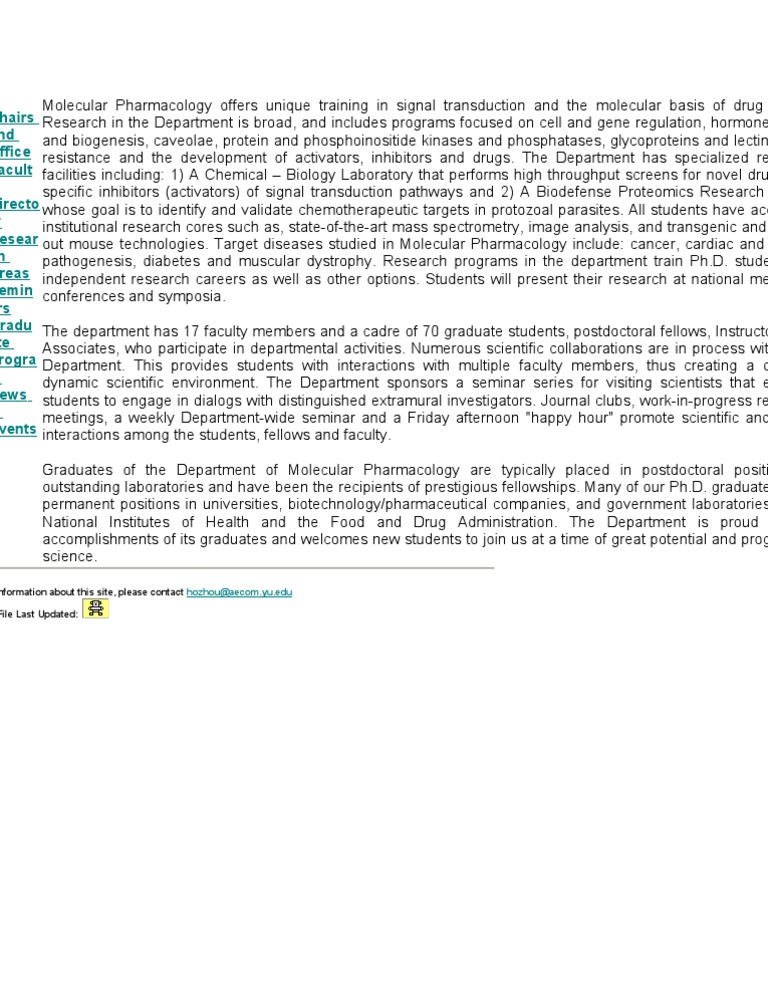 Molecular Pharmacology | PDF | Pharmacology | Proteomics