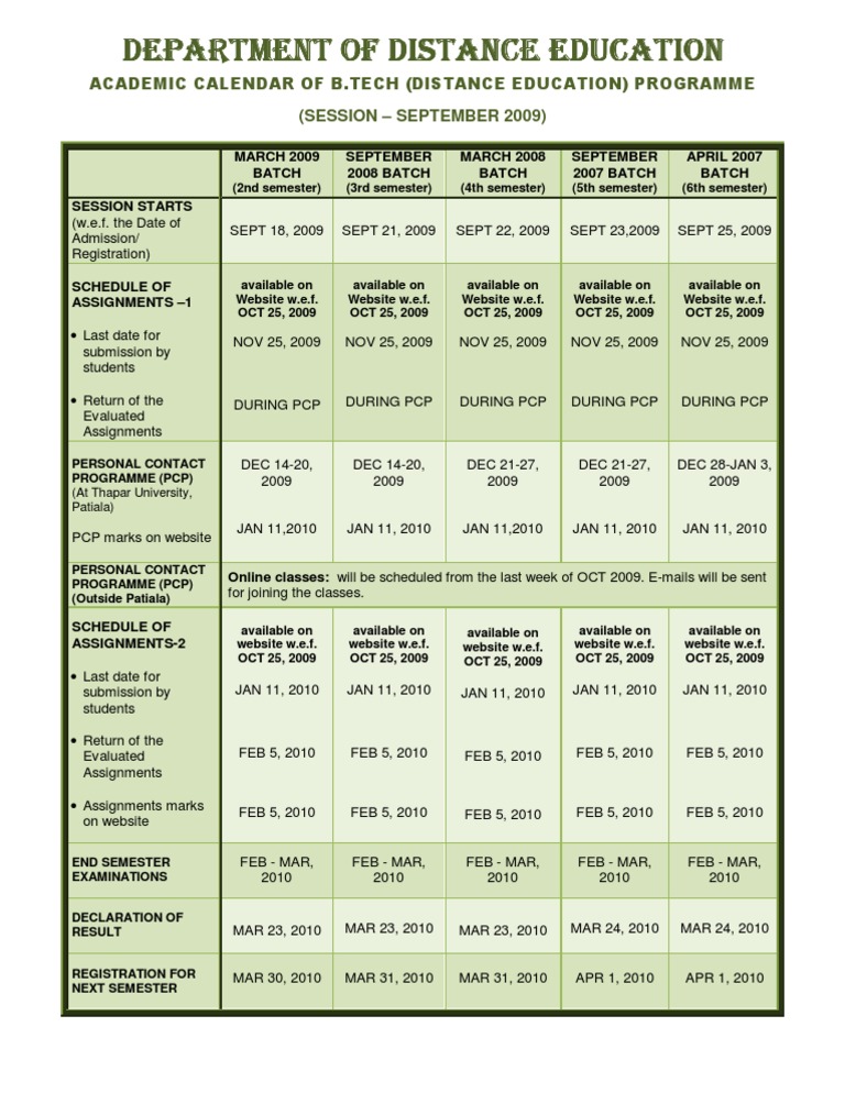 Academic Calendar | PDF | Academic Term | Educational Institutions