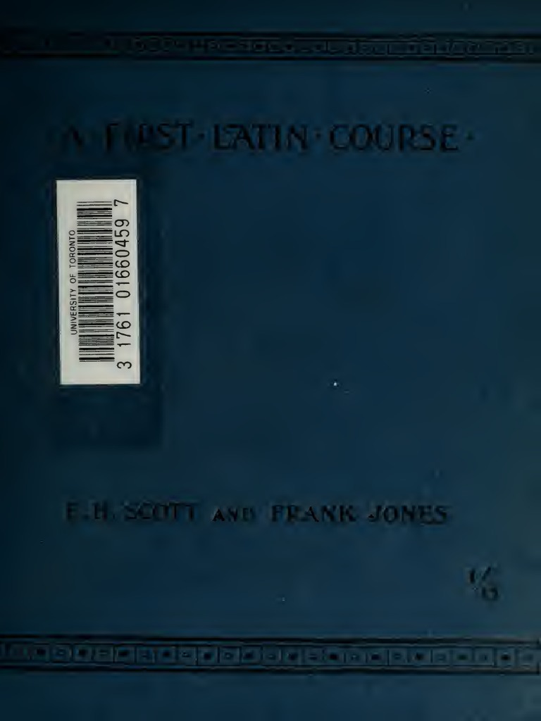 A First Latin Course PDF | Download Free PDF | Grammatical Conjugation ...