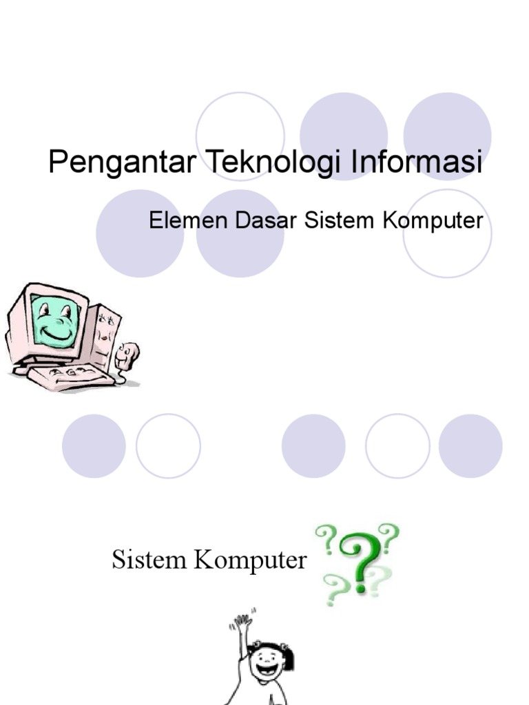 Elemen Sistem Komputer | PDF