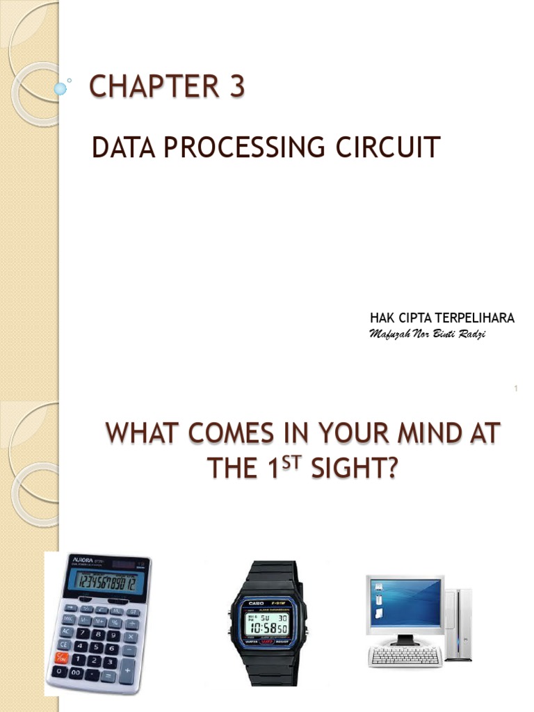 Chapter 3 Data Processing Circuit | Download Free PDF | Binary Coded Decimal | Computer Architecture